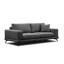 SOFA MEDIOLANE 3-Sitzer, schwarz