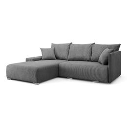 ECKSOFA LAVIO L mit Schlaffunktion und Bettzeugkasten Linke