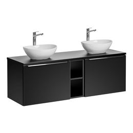 DOPPELWASCHTISCH 140cm &Eacute;ros Schwarz