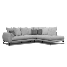 ECKSOFA CALME 5-Sitzer, hellgrau