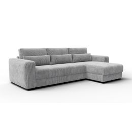 ECKSOFA OLI 4-Sitzer rechts, hellgrau