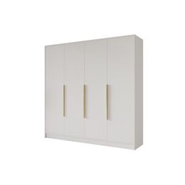 KLEIDERSCHRANK - PORTO - 200 - Wei&szlig;