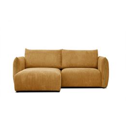 ECKSOFA TAUER 3-Sitzer, honig