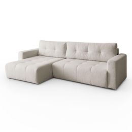 ECKSOFA ASTON mit Schlaffunktion und Bettkasten