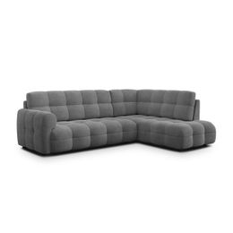 ECKSOFA MELLOW 5-Sitzer, grau
