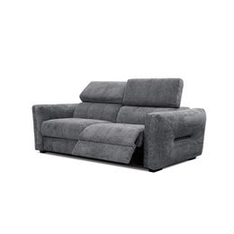 SOFA CALVERA 3-Sitzer mit 1 Relaxfunktion, graphitfarben