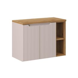 WASCHTISCHUNTERSCHRANK 80.4cm Riva Kaschmir und Holz