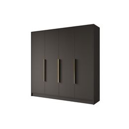 KLEIDERSCHRANK - PORTO - 200 - Schwarz