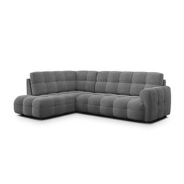 ECKSOFA MELLOW 5-Sitzer, grau