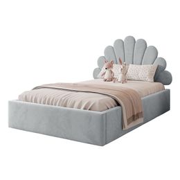 POLSTERBETT ASHLEY mit Bettkasten 140x200 cm, Stoff: French Velvet 679