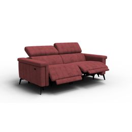 RELAXSOFA NORDEL 3-Sitzer, bordeaux