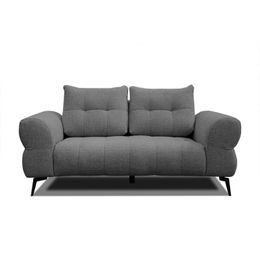SOFA SALVINI 2-Sitzer, dunkelgrau
