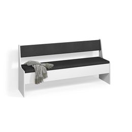 ESSZIMMER-ECKBANK Tiberio Wei&szlig; 41.5 x 166.6 cm