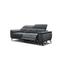 SOFA AVENA 3-Sitzer mit 1 Relaxfunktion, dunkelgrau
