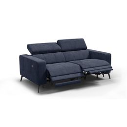 RELAXSOFA MORELLO 3-Sitzer, marineblau, 2 x Relax Zero Gravity