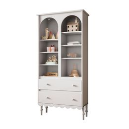 BABYREGAL BABUSHKA &ndash; Hohes Kinderregal, Wei&szlig;