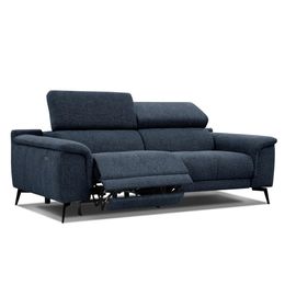 RELAXSOFA FIERO 3-Sitzer mit 1 Relaxfunktion, dunkelblau