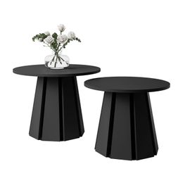 COUCHTISCHSET SILVA 2in1, Schwarz