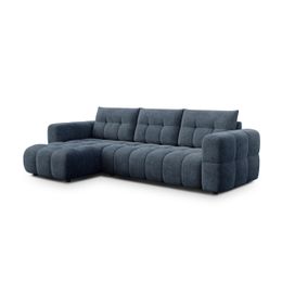 ECKSOFA CLOUDI 4-Sitzer links, marineblau