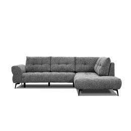 ECKSOFA SALVINI 5-Sitzer, dunkelgrau