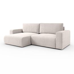 ECKSOFA OPERA L-Form mit Schlaffunktion und Bettkasten, Poso 100
