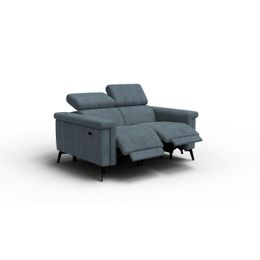 RELAXSOFA NORDEL 2-Sitzer, blaugrau