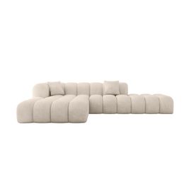 ECKSOFA Ottomane Links OLEA-L2 - 289x176x71 cm Taupe