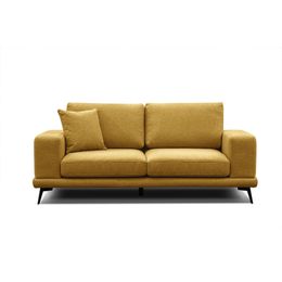 SOFA MEDIOLANE 2,5-Sitzer, dunkelgelb