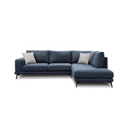 ECKSOFA MEDIOLANE 5-Sitzer, dunkelblau