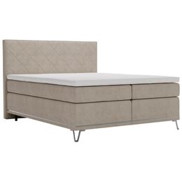 Boxspringbett Cromo Beige ca. 180x200