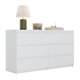 SIDEBOARD HANA M6 Wei&szlig; 140cm
