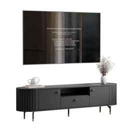 TV-ELEMENT ELODIE mit Schublade Schwarz