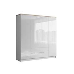 KLEIDERSCHRANK AURORA 4D2SZ mit Schubladen