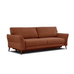 SOFA FIGARI 3-Sitzer mit Schlaffunktion, dunkelorange