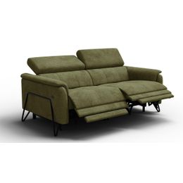 RELAXSOFA RODEN 3-Sitzer, olive
