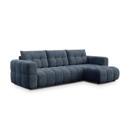 ECKSOFA CLOUDI 4-Sitzer rechts, marineblau