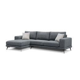 ECKSOFA MEDIOLANE 5-Sitzer, dunkelgrau