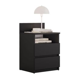 NACHTTISCH HANA M1 Schwarz matt