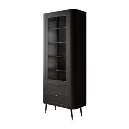 VITRINE SHADOW verglast mit Regalb&ouml;den