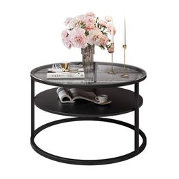 COUCHTISCH CIRI GLASS mit Regal