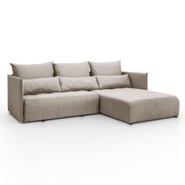 ECKSOFA APOLLO L mit Schlaffunktion und Bettkasten &ndash; rechte Seite