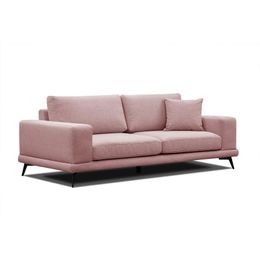 SOFA MEDIOLANE 3-Sitzer, hellrot