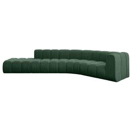 ECKSOFA modulares Sofa Tilmo-L1 - 399x194x70 cm Gr&uuml;n