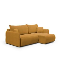 ECKSOFA Claudio 3 Sitzpl&auml;tze Senfgelb