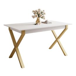ESSTISCH ARTON GOLD II 140-195 cm f&uuml;r 6-8 Personen