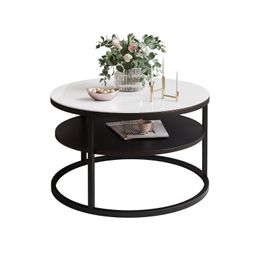COUCHTISCH CIRI SLIM GLASS mit Regal