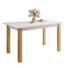 ESSTISCH ARTON GOLD ausziehbarer Tisch 140-195 cm Klapptisch Wohnzimmer