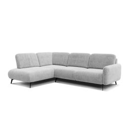 ECKSOFA FEBE 5-Sitzer links, hellgrau