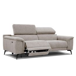 RELAXSOFA FIERO 3-Sitzer mit 1 Relaxfunktion, taupe