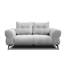 SOFA SALVINI 2-Sitzer, hellgrau